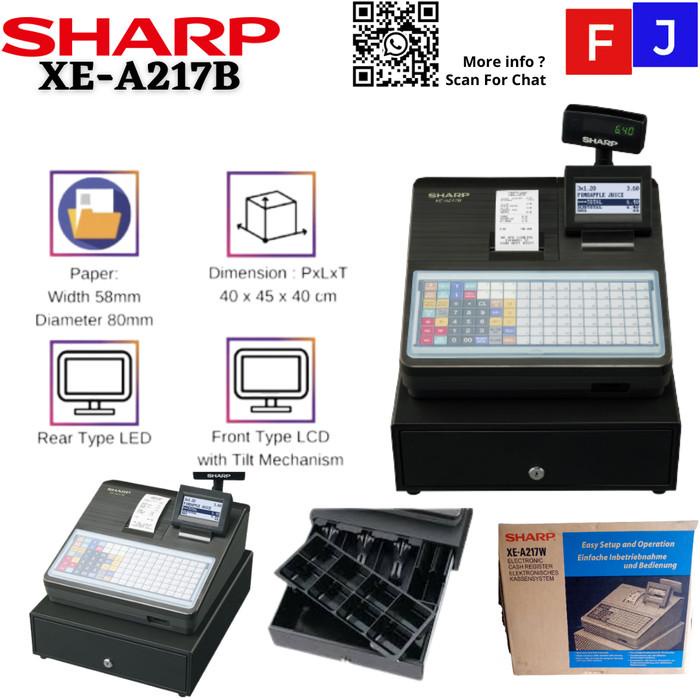 Jual Kasir | Mesir Kasir Sharp Xe A217 | Cash Register Sharp Xe-A217 | Shopee Indonesia