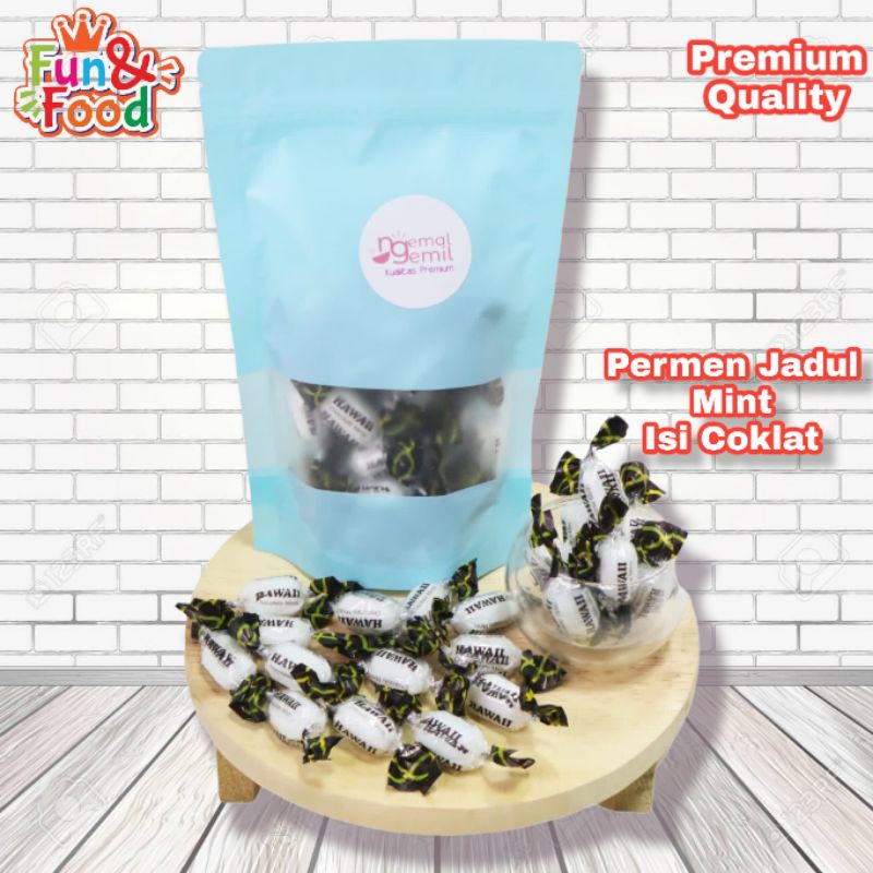 Jual Permen Hawaii Mint isi coklat Permen Jadul Hawaii Kualitas Premium ...