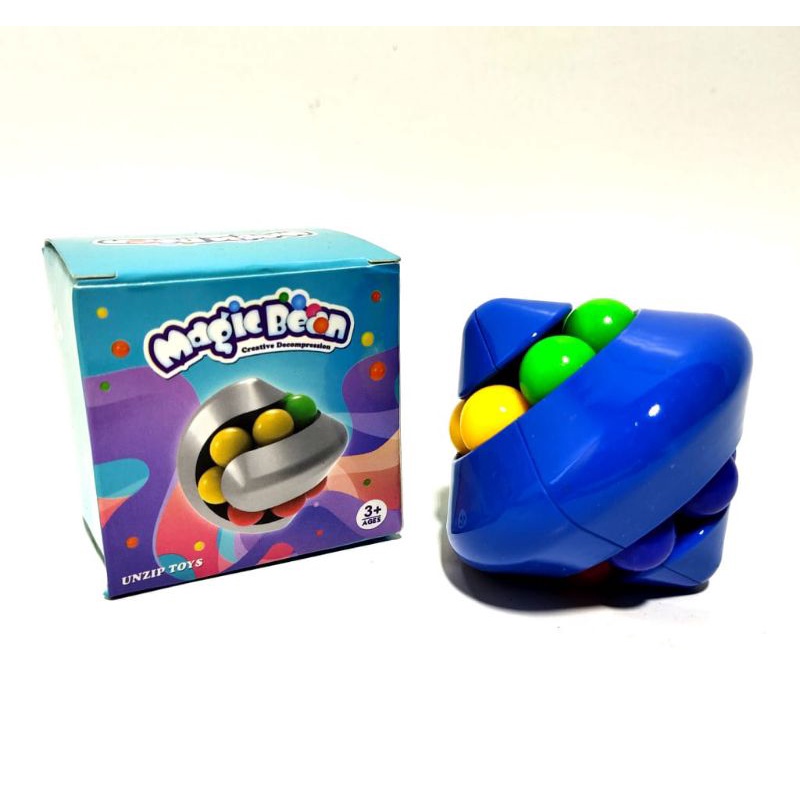 Jual Mainan Magic bean Rubik bisa jadi gangsing | Shopee Indonesia