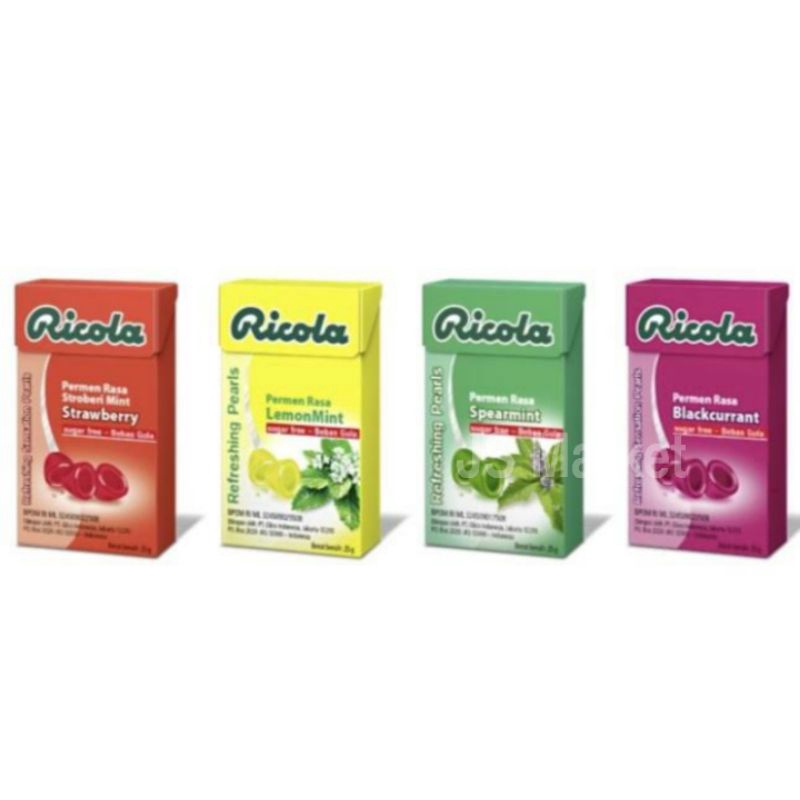 Jual RICOLA PERMEN 25GR | Shopee Indonesia