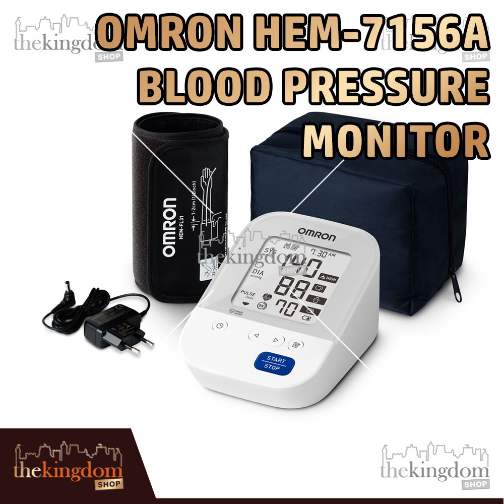 Jual Omron HEM-7156T-A 7156A Blood Pressure Monitor 7156TA Tensi 7156 T ...