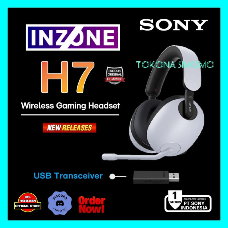 Jual Sony INZONE H7 Wireless Gaming Headset Original Garansi Resmi Sony ...
