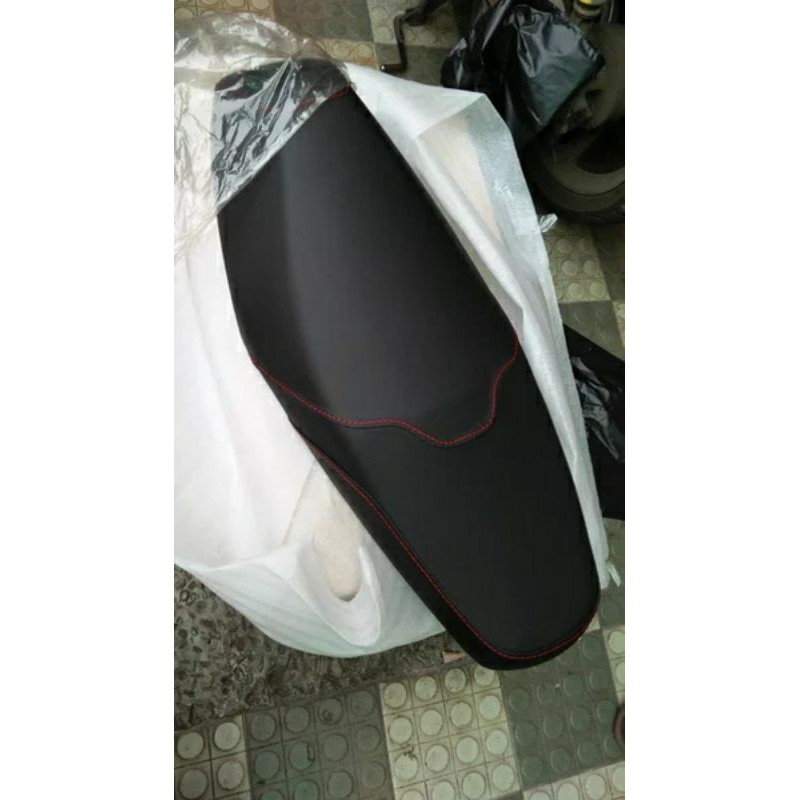 Jual jok x ride lama 115cc hitam polos original yamaha | Shopee Indonesia