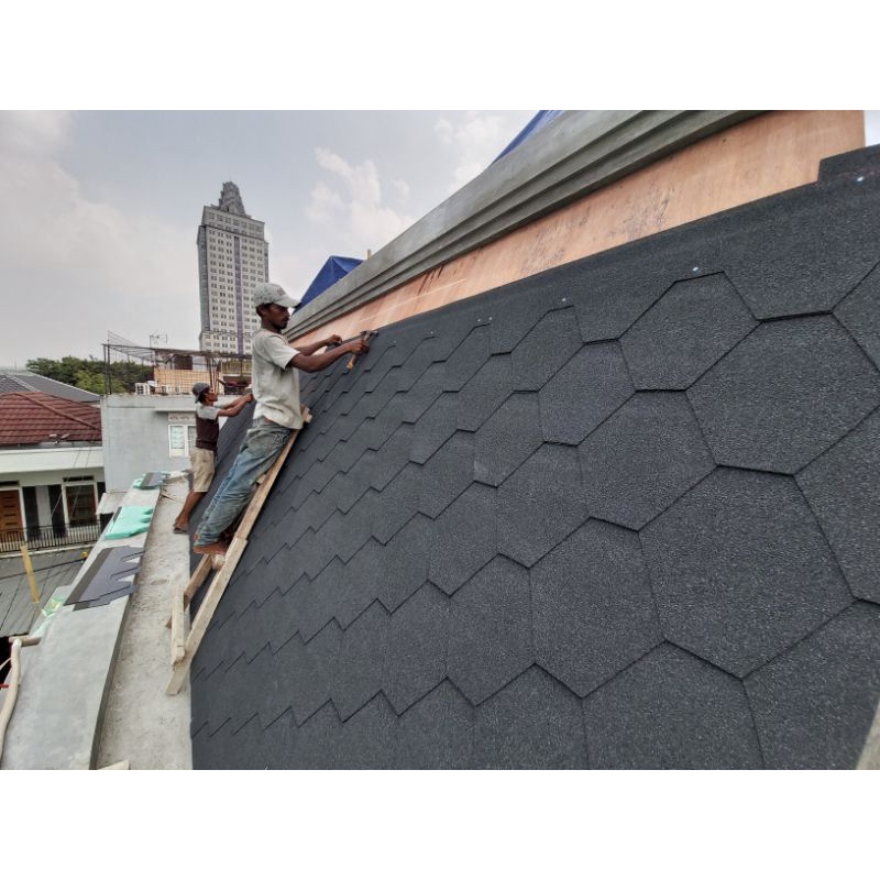 Jual Genteng Aspal Bitumen CT 6 | Shopee Indonesia