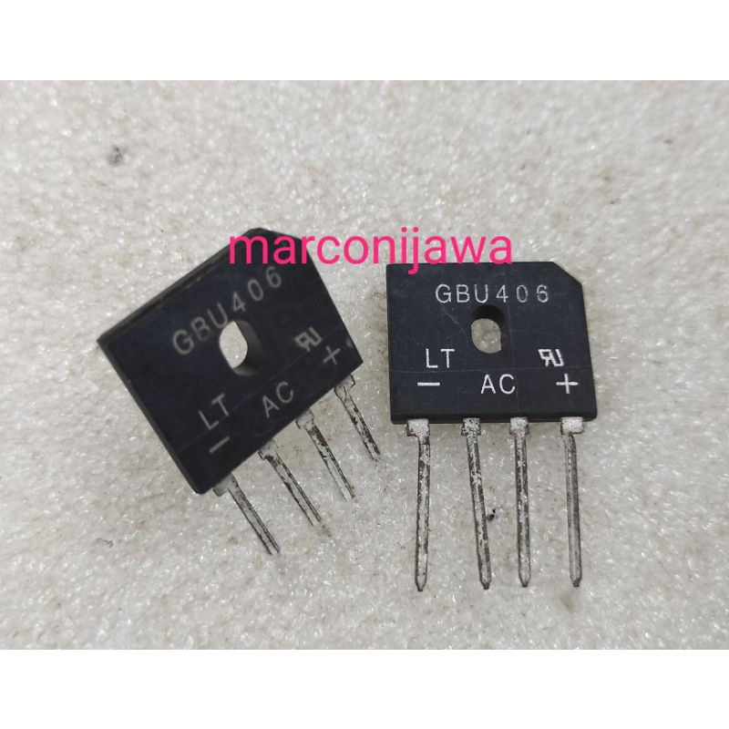 Jual GBU406 Diode bridge 4A 600V | Shopee Indonesia