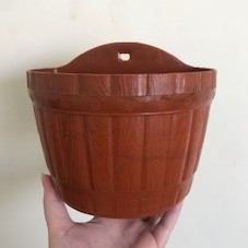 Jual Pot Tembok Gentong (D=18cm) CACAT WARNA Tanaman Hias Dinding ...
