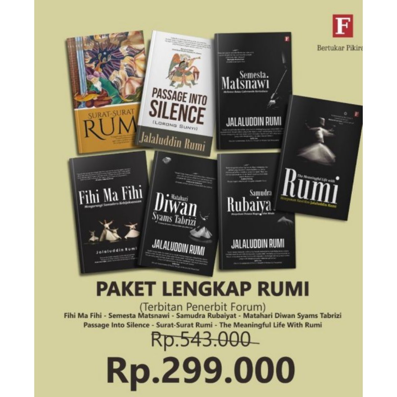 Jual Paket Buku Rumi 7 Buku | Shopee Indonesia