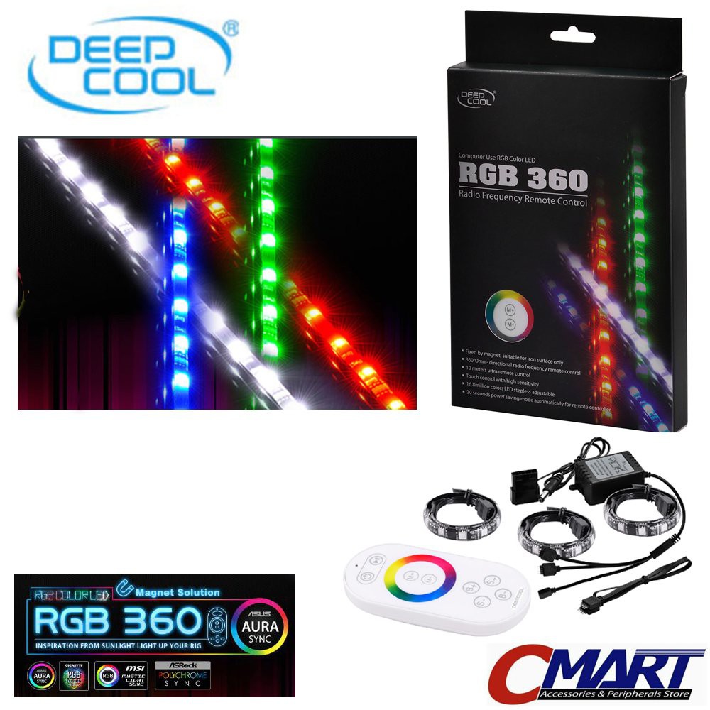 Jual DeepCool RGB Light 360 LED Strip Casing Komputer Case - DP-LED ...