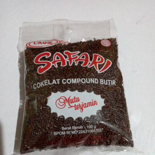 Jual Cokelat compound butir merk SAFARI | Shopee Indonesia