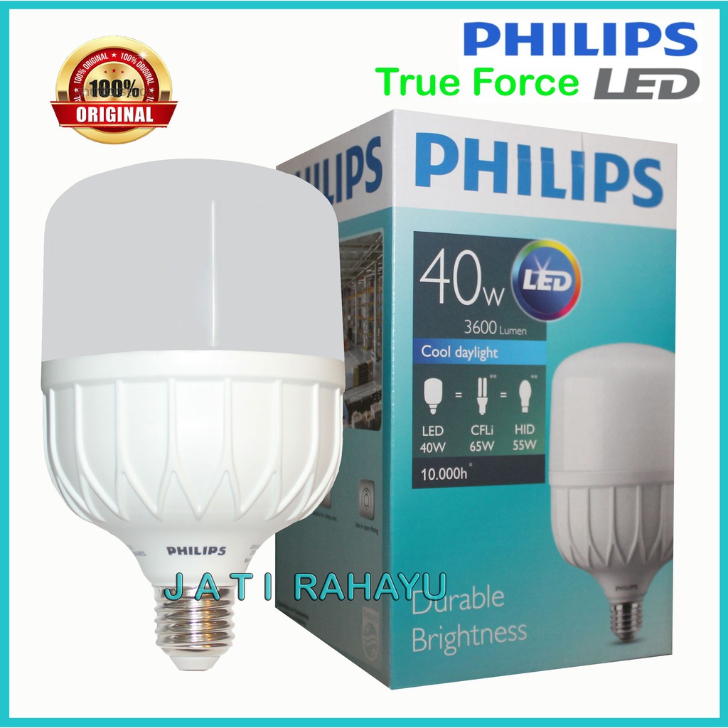 Jual PHILIPS LAMPU LED TRU FORCE 40W 40 Watt PUTIH | Shopee Indonesia