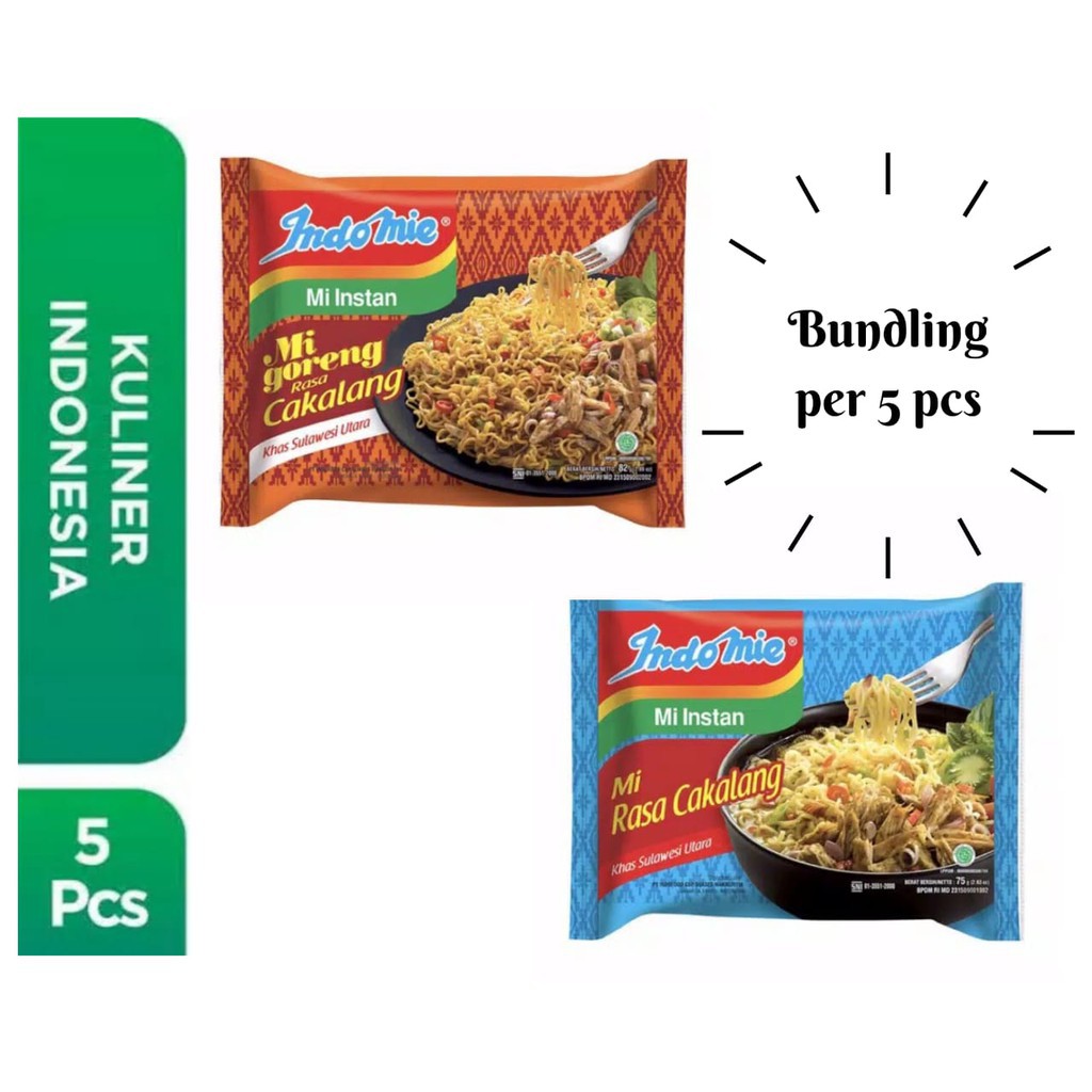 Jual Indomie Kuah / Goreng Rasa Cakalang (5 Pcs) | Shopee Indonesia