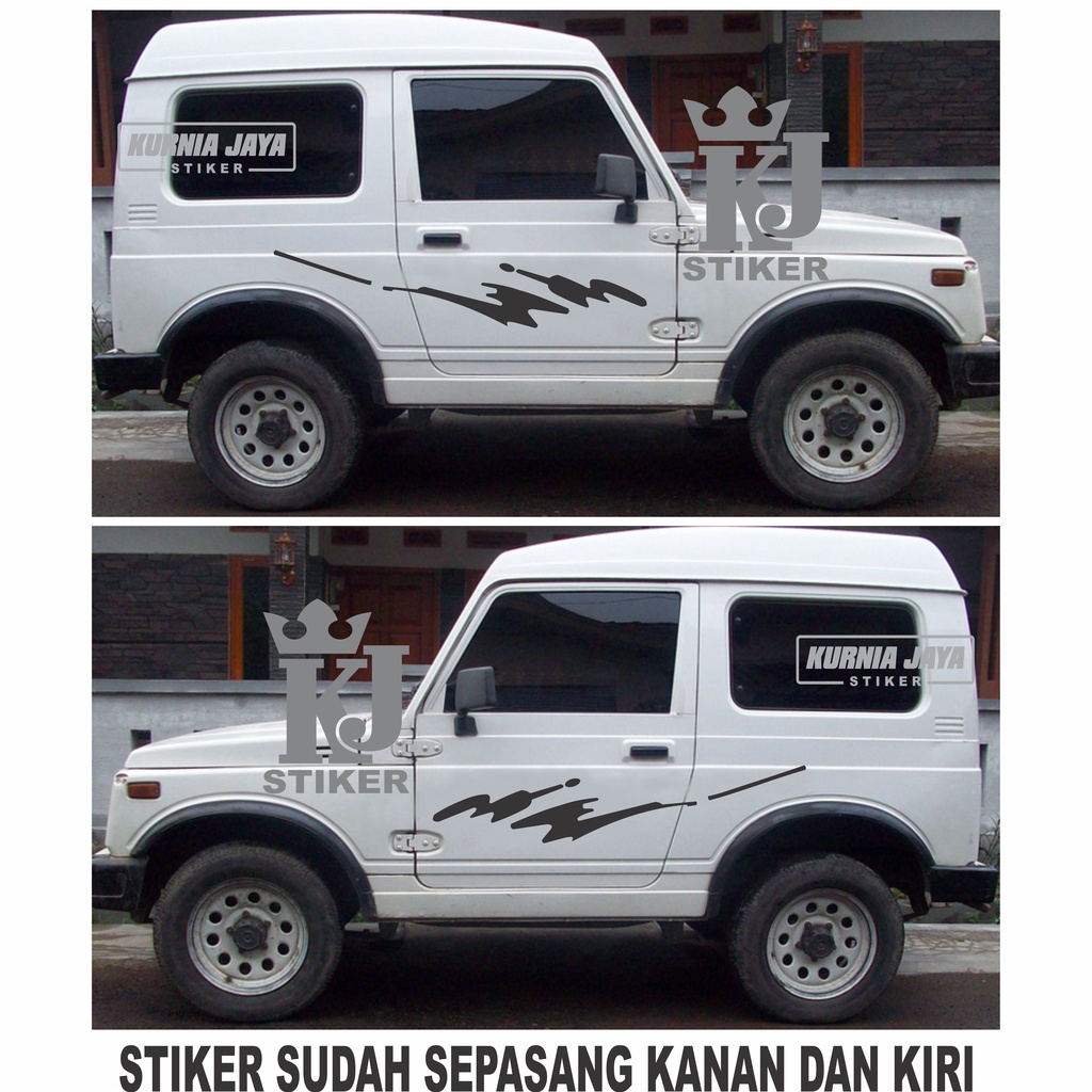 Jual STIKER MOBIL CUTTING STIKER STRIPING MOBIL SUZUKI JIMNY KATANA KODE 02 | Shopee Indonesia