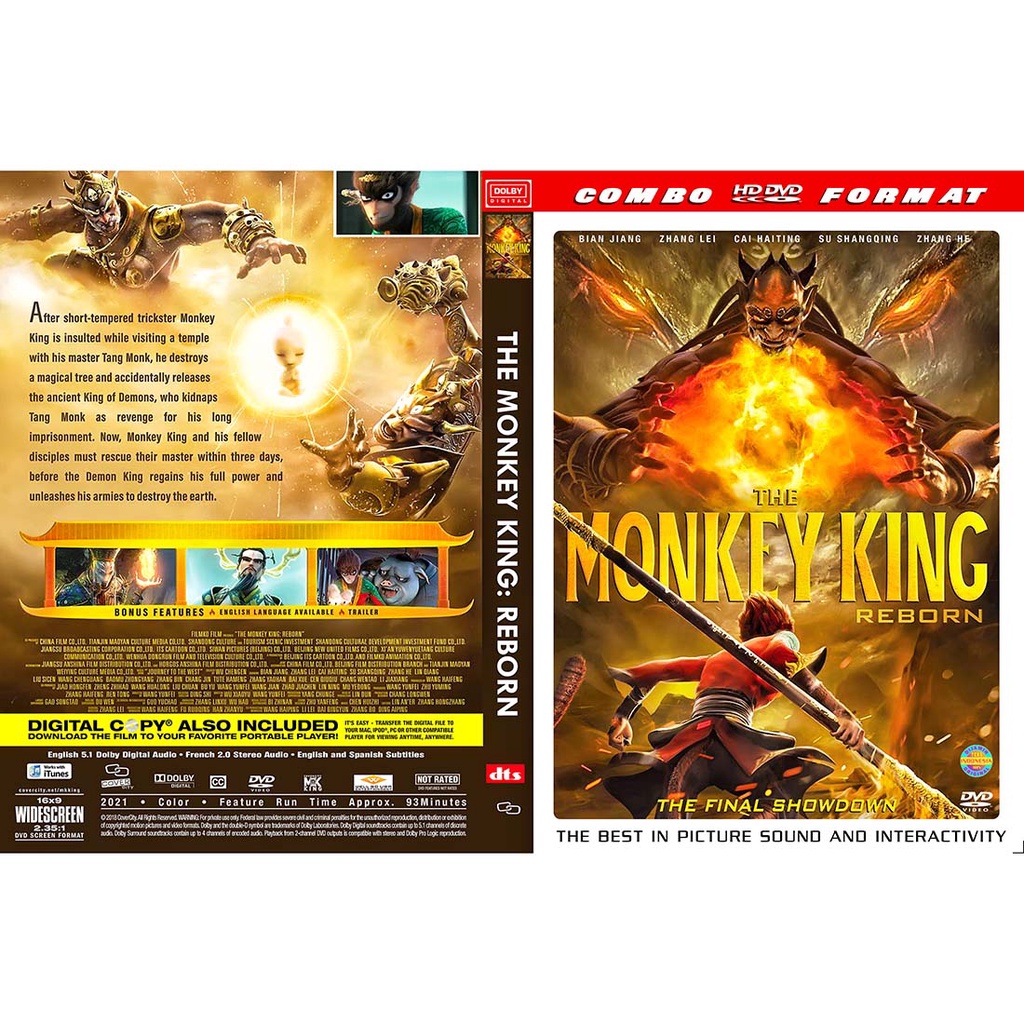Jual FiIm Animasi DVD: The Monkey King - Reborn (2021) | Shopee Indonesia