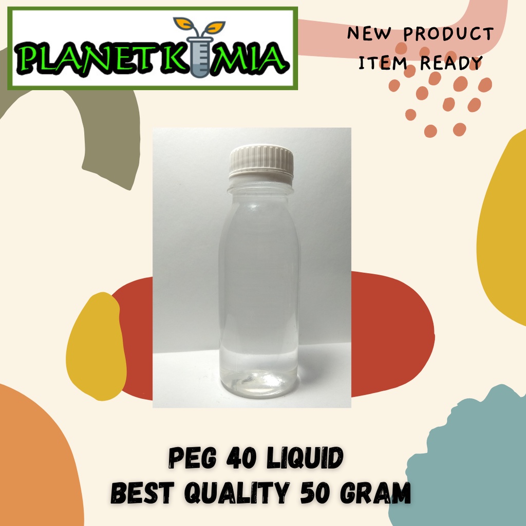 Jual PEG 40 LIQUID Best Quality 50 Gram | Shopee Indonesia