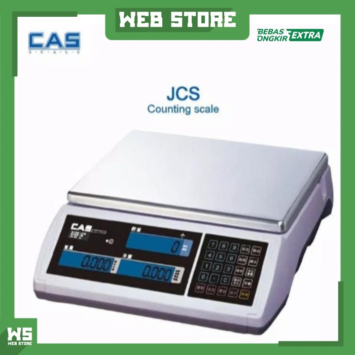 Jual Timbangan Meja Digital Hitung Counting Buah/Sayur/Baut CAS JCS 3kg | Shopee Indonesia