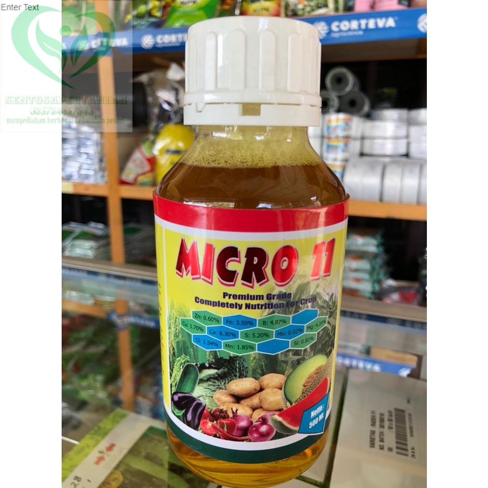 Jual Pupuk micro nutrisi tanaman MICRO 11 isi 500ml | Shopee Indonesia