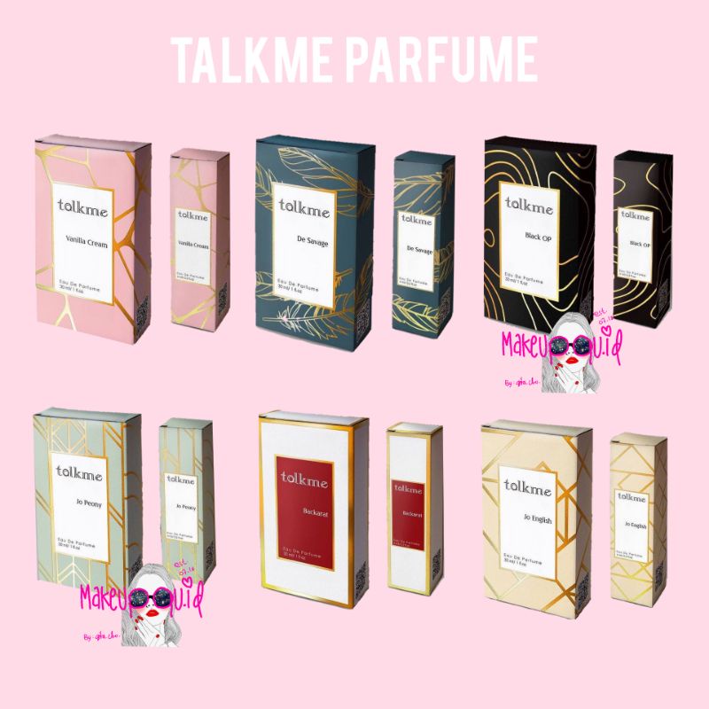Jual Talkme Parfume BPOM / Sub Owner Bandung/ Talkme Parfum Talk me ...
