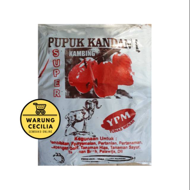 Jual Pupuk Kandang YPM Kambing Makmur Halus Berat 6-7 KG | Shopee Indonesia