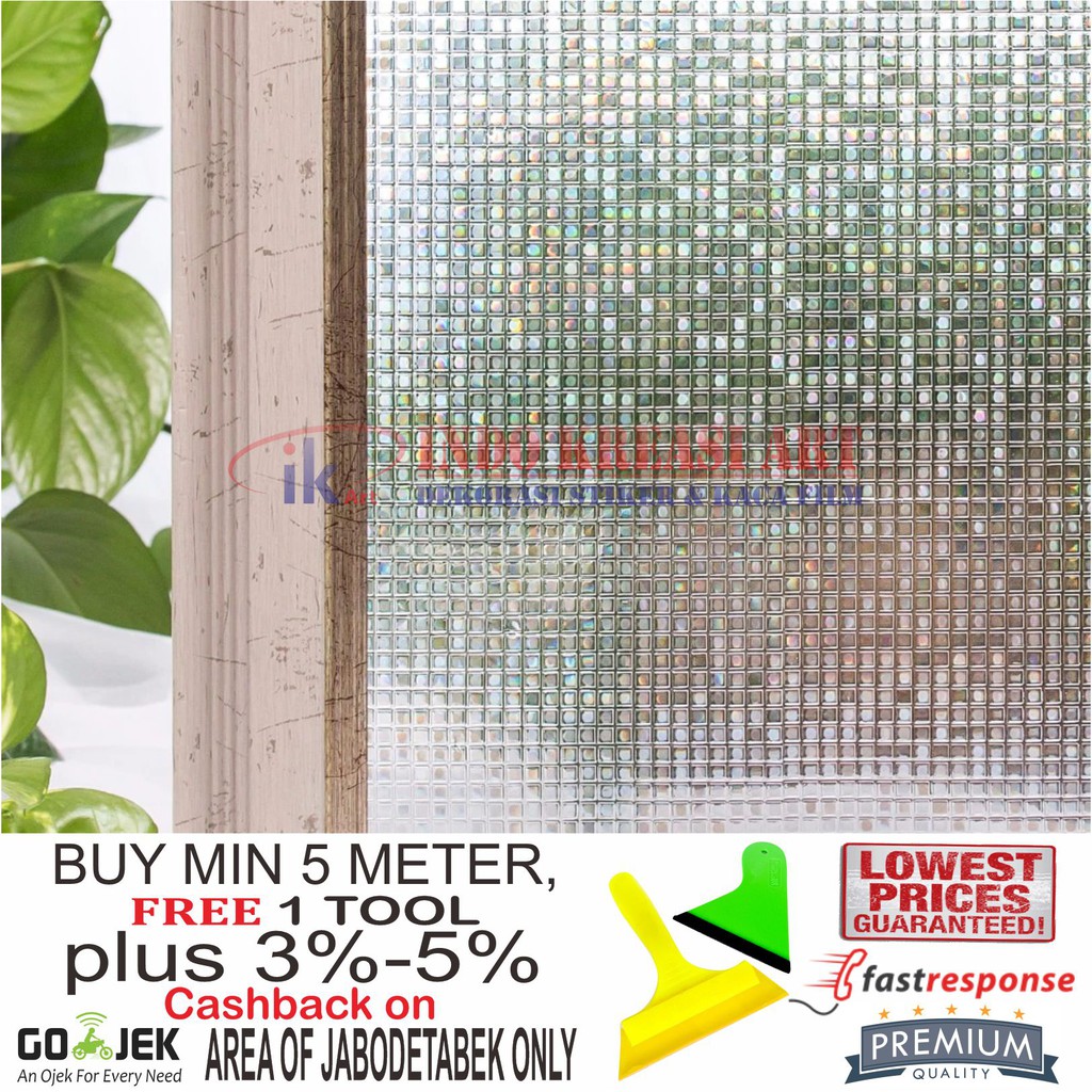 Jual STIKER KACA STICKER KACA MOTIF KOTAK 3D 122 KACA FILM MOTIF ...