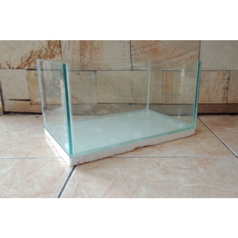 Jual Aquarium kaca aquascape ikan hias 40x25x20 | Shopee Indonesia