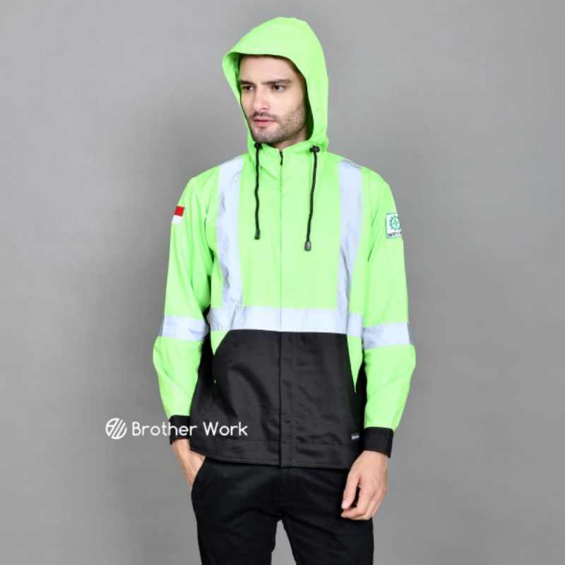Jual wearpack safety tutup kepala hijau stabilo combi hitam - jaket ... Jual wearpack safety tutup kepala hijau stabilo combi hitam - jaket ...