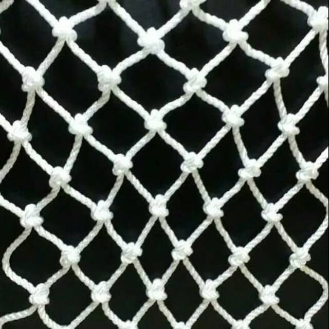Jual Jaring nilon tali 6mm lubang 5x5cm meteran ukuran bisa request ...