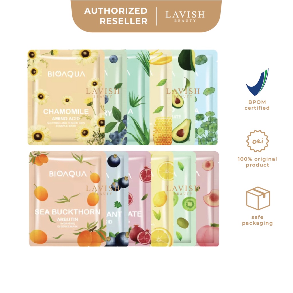 Jual BIOAQUA BIO AQUA Peach Kiwi Lemon Pomegranate Blackcurrant Sea ...