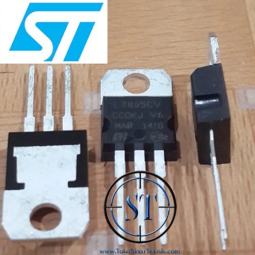 Jual IC 7805 L7805 LM7805 L7805CV ASLI 3 Pin penstabil tegangan 5VDC 1 ...