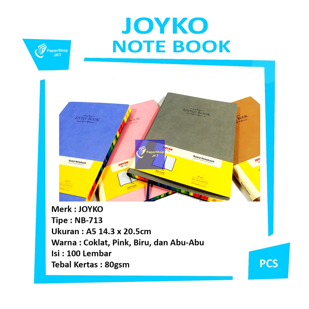 Jual JOYKO - Notebook NB-713 Lively Book Diary Varian - Pcs | Shopee Indonesia
