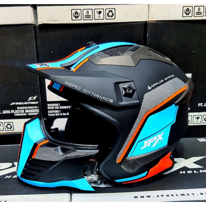 Jual Helm JPX MX 726-R | Helm half face | Helm Full Face | Shopee Indonesia