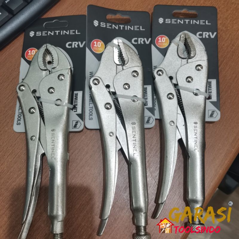 Jual tang buaya 10" Sentinel tang jepit buaya 10 inch locking Plier | Shopee Indonesia