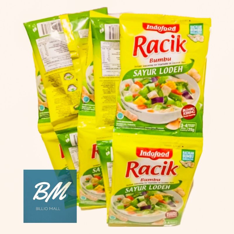 Jual Indofood Bumbu Racik Sayur Lodeh 10 pcs / Bumbu Racik Sayur Lodeh ...
