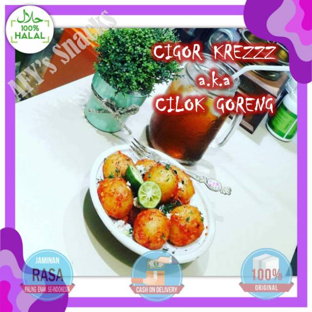 Jual Cilok Goreng Crispy Pedas Tasikmalaya, Cigor Krenyes | Shopee ...