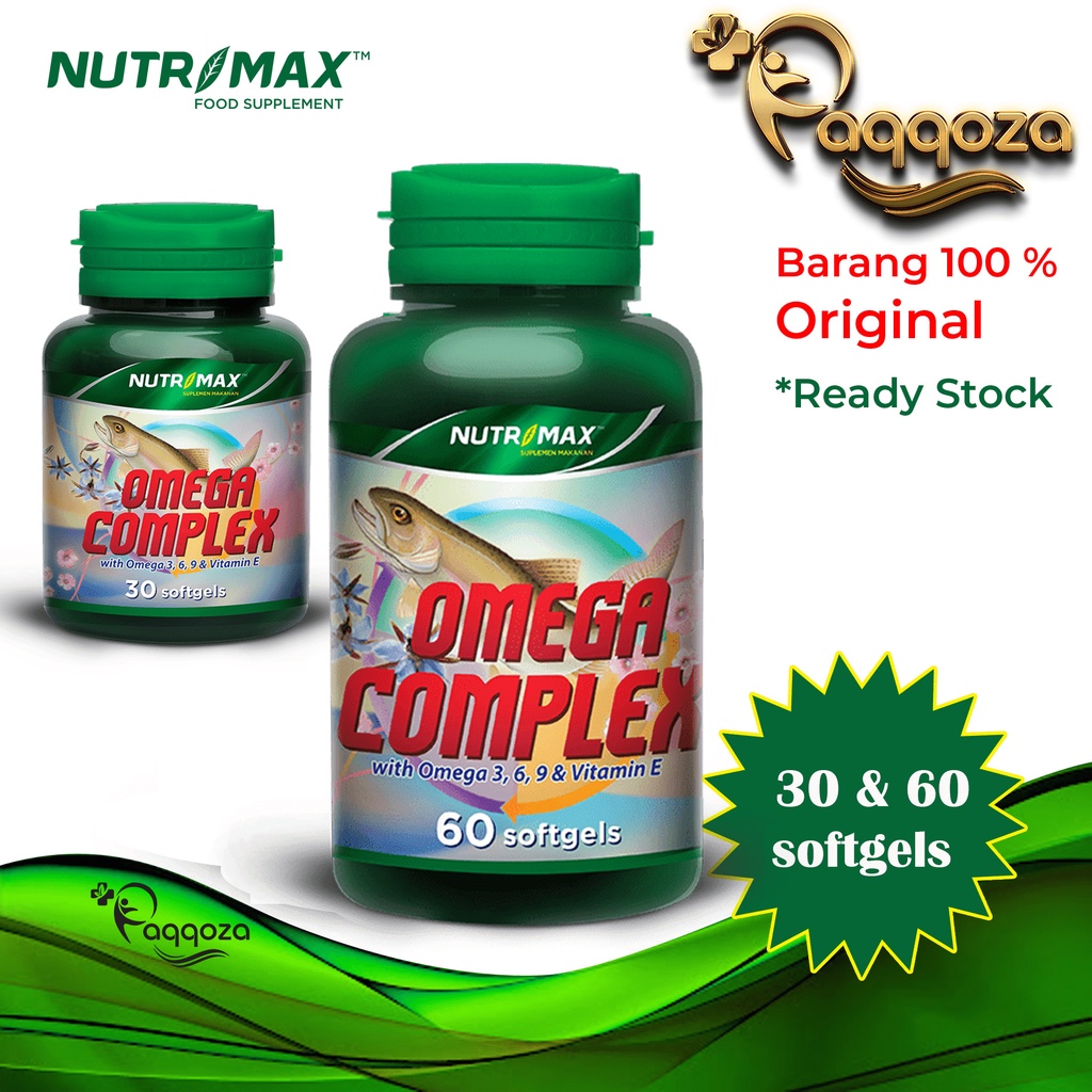 Jual Omega Complex Nutrimax 30 & 60 Softgel | Shopee Indonesia