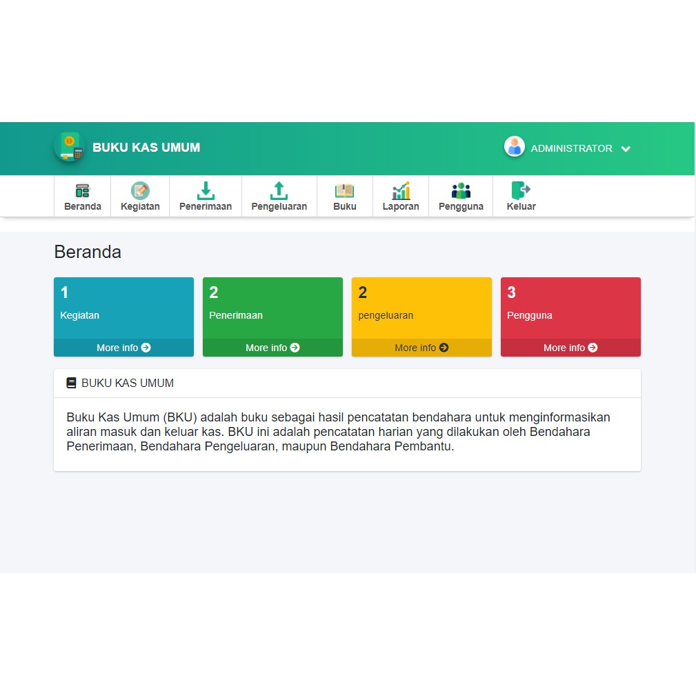 Jual APLIKASI BUKU KAS UMUM BERBASIS WEBSITE PHP & MYSQL | Shopee Indonesia