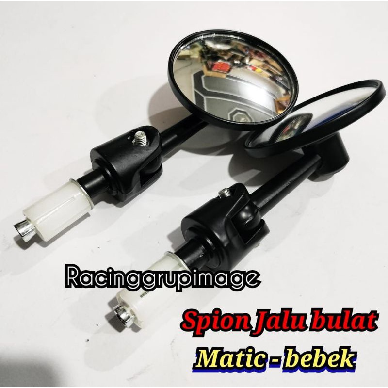 Jual Spion Jalu Bulat Cembung Universal / Spion Bar end / Spion Jalu ...