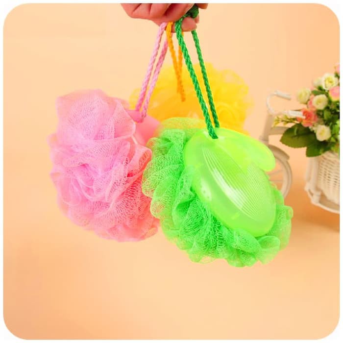 Jual Spon Mandi / Bath Sponge / Spons Mandi Mekar 85 gr / Shower Puff ...