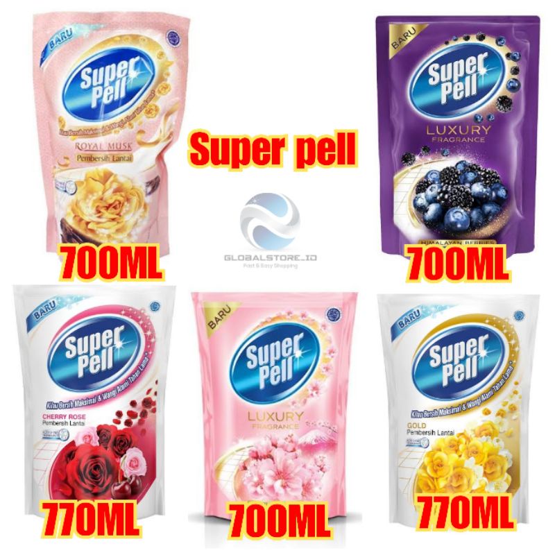 Jual Super pell pembersih lantai cherry rose/himalayan berries/fuji ...