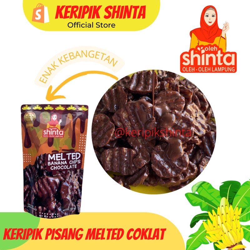 Jual Shinta Banana Melted Coklat 100 Gram | Shopee Indonesia