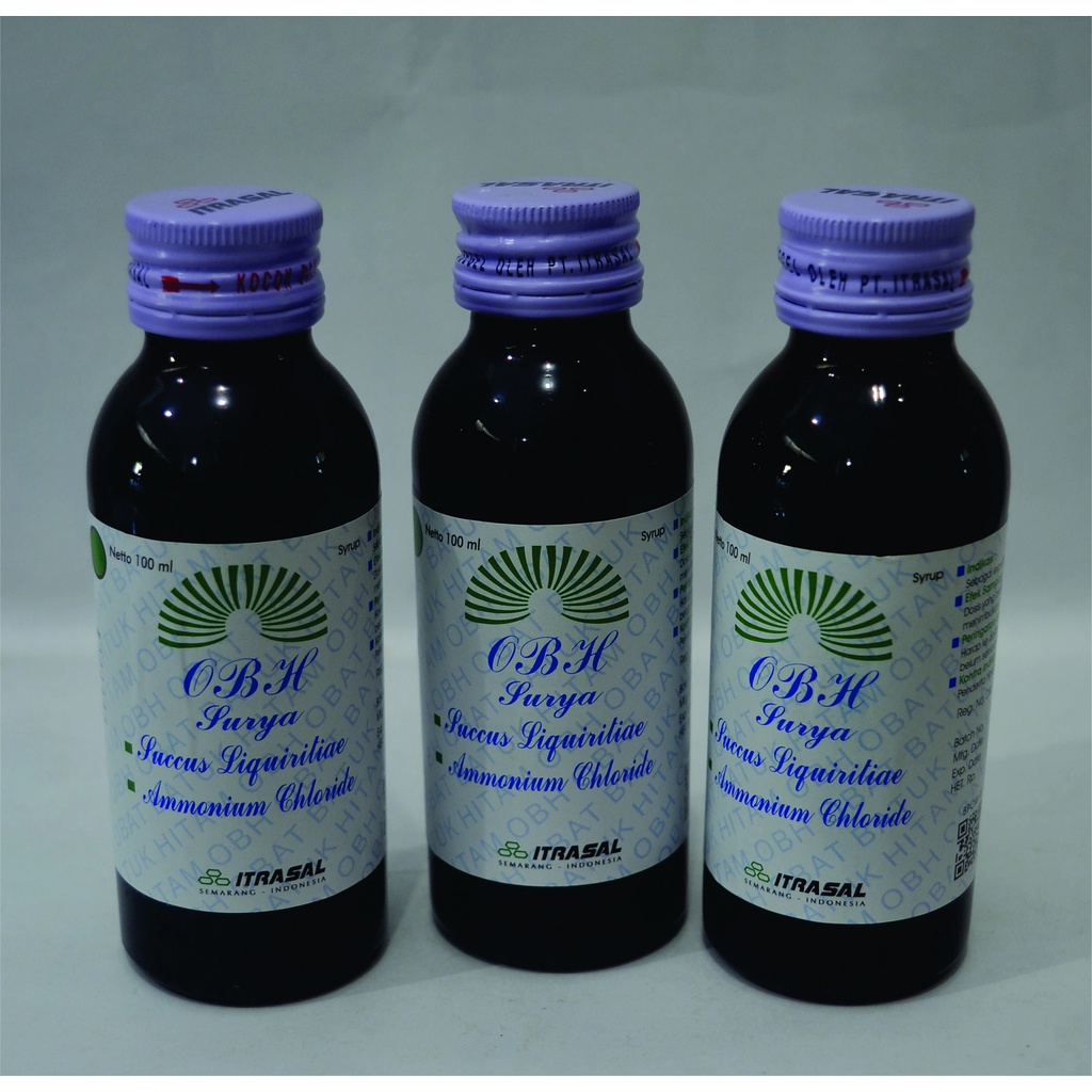 Jual OBH Surya Sirup / Syrup 100 Ml (Obat Batuk) | Shopee Indonesia