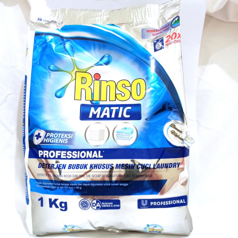 Jual Rinso Matic Deterjen bubuk profesional 900 g | Shopee Indonesia