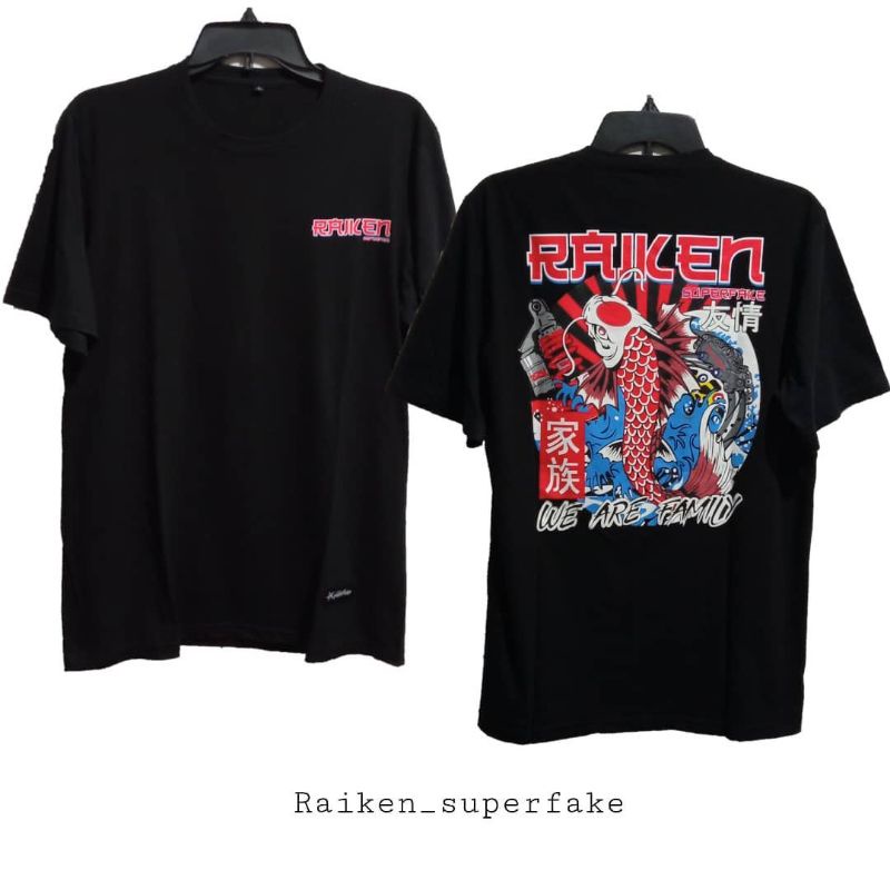 Jual Tshirt original Raiken superfake we are family | Shopee Indonesia
