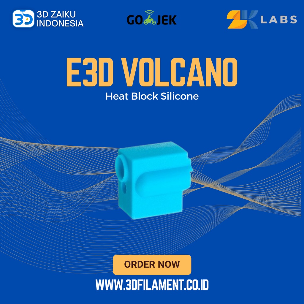 Jual Reprap E3D Volcano Heat Block Silicone Cover | Shopee Indonesia