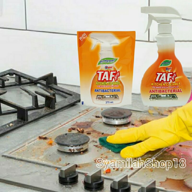 Jual YURI TAF KITCHEN CLEANER ANTIBACTERIAL (PEMBERSIH DAPUR) | Shopee ...