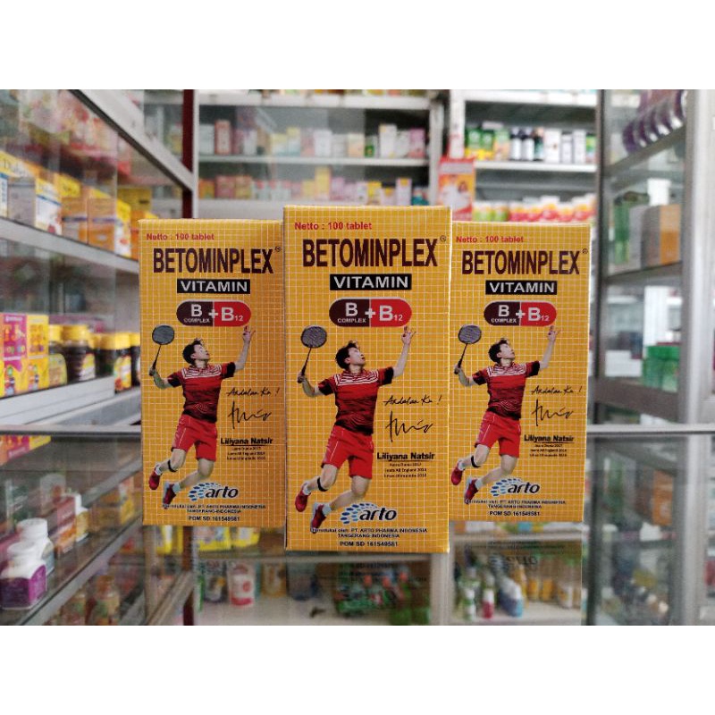 Jual BETOMINPLEX VITAMIN B COMPLEX + B12 @100 TABLET - ED 06/2026 ...