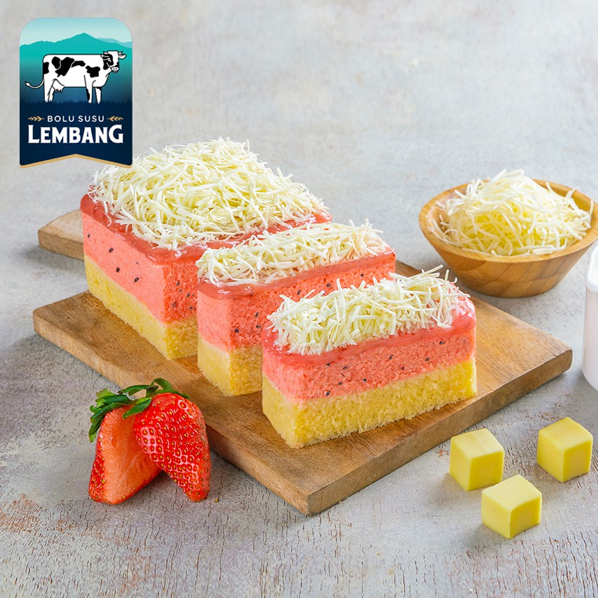 Jual Bolu Susu Lembang Strawberry - Reguler Pack ( 550 gr ) | Shopee ...