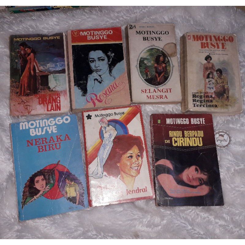 Jual Novel Novel Motinggo Busye Rosana Nyonya Dan Nyonya Putri