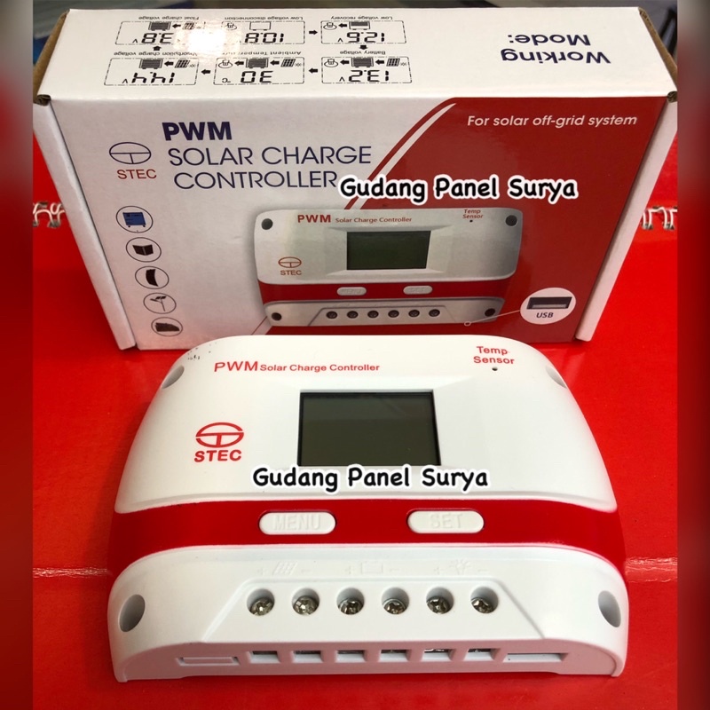 Jual Solar Charge Controller 10a Scc Stec 10a Controller 10 A 1224v 2751
