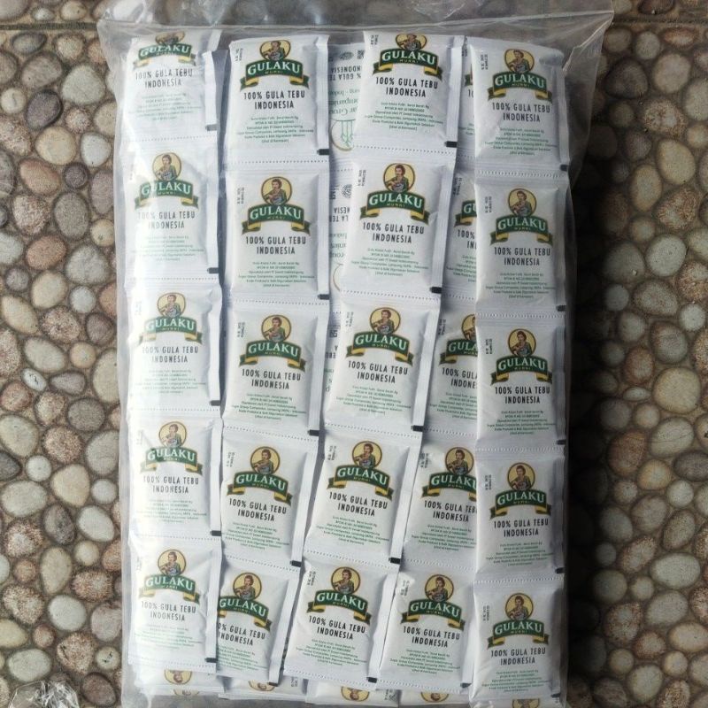Jual GULAKU GULA SACHET PETAK PUTIH 250SACHETS (@8gr) | Shopee Indonesia