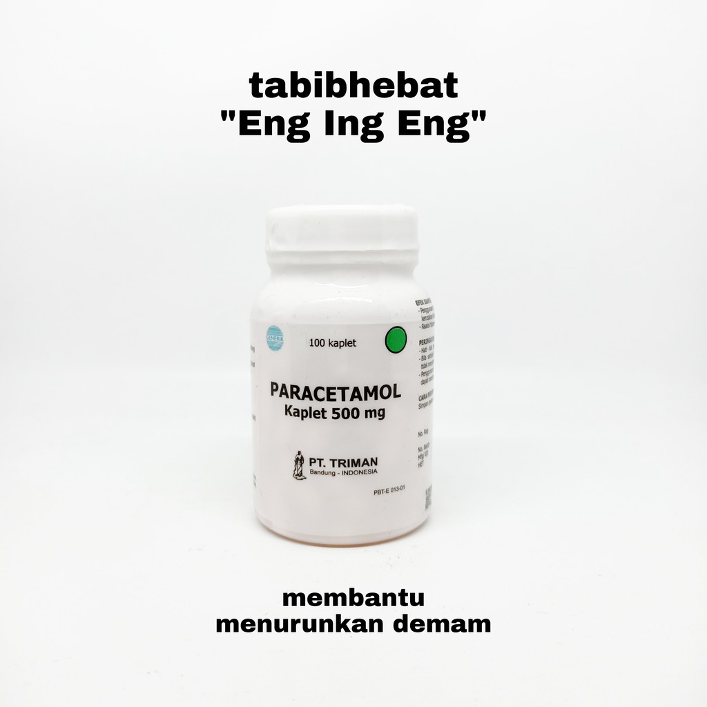 Jual Paracetamol Triman Pot isi 100 | Shopee Indonesia